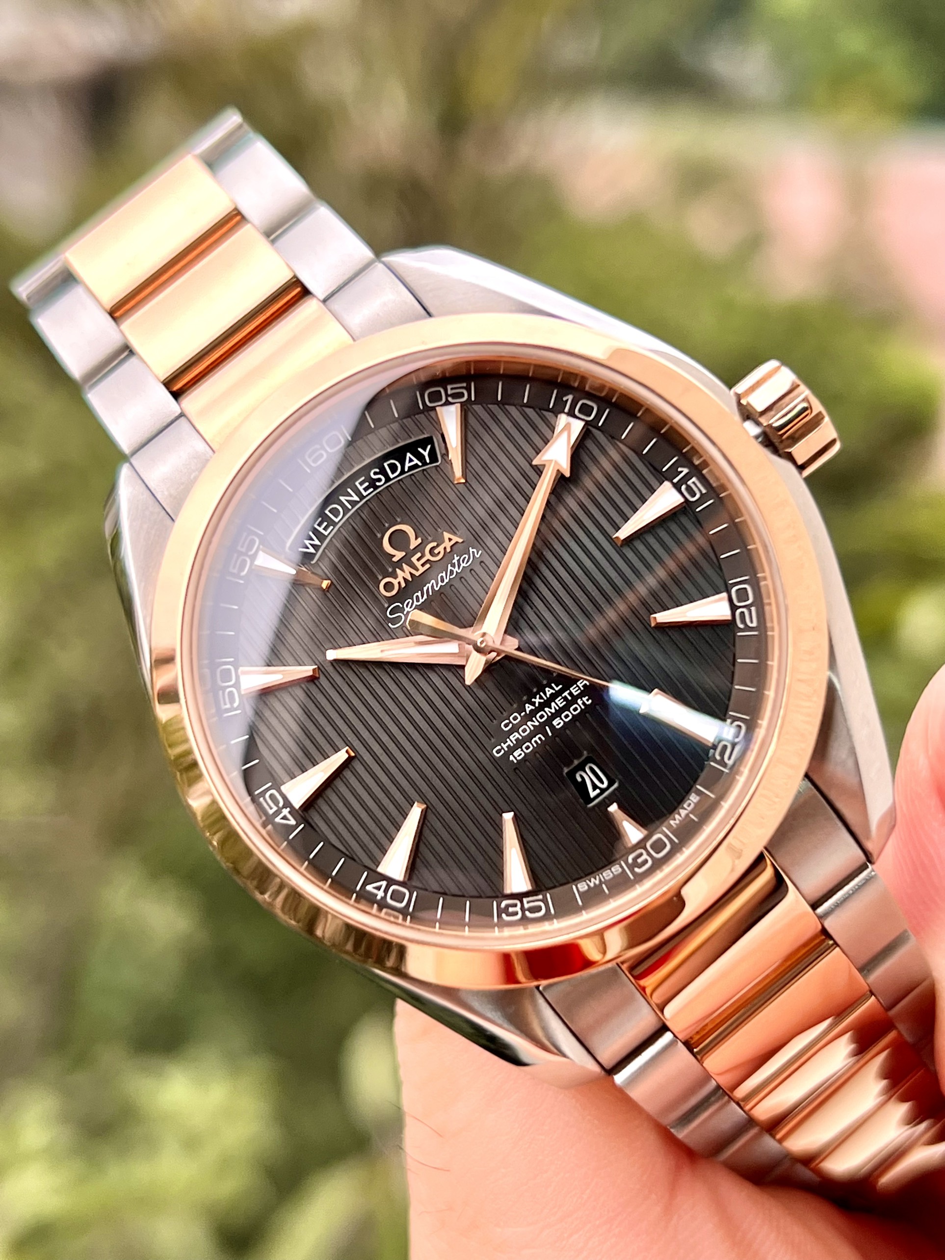 Omega Seamaster Aqua Terra Co-Axial Day Date 231.20.42.22.06.001 used